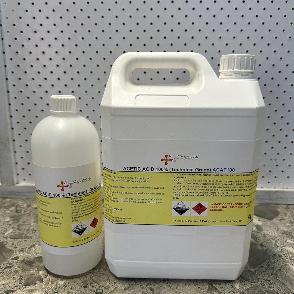 Acetic Acid 100% Technical Grade/Glacial - All Chemical