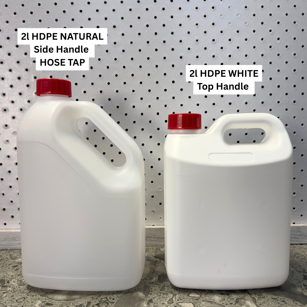 2L HDPE Container Natural Hose Tap & White - Chemicals Suppliers for ...